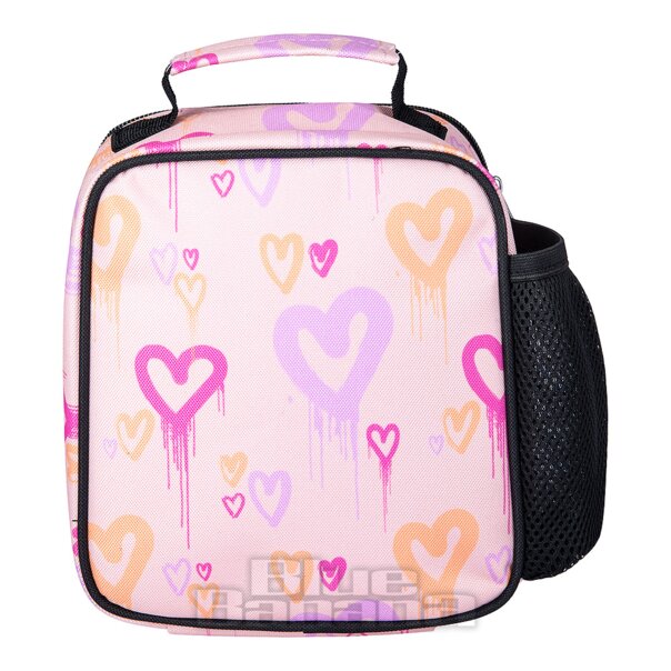 Hype Heart Drips Lunchbox Peach | School Bag