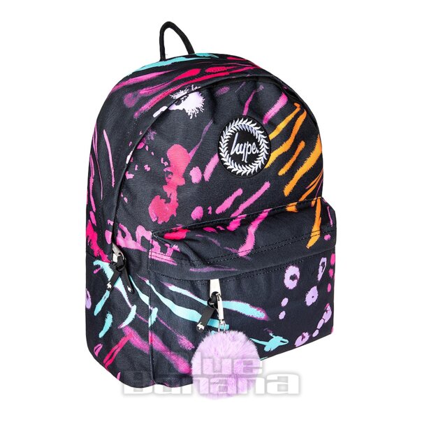 Hype Scratches Backpack (Black) | Blue Banana