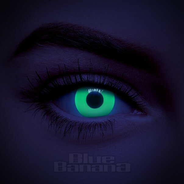 UV i Glow Halloween 1 Day Daily White Coloured Contact Lenses Coloured Contacts UK