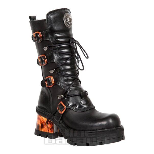 New Rock M.373-S34 M8 Flame Calf Boots | UK Supplier