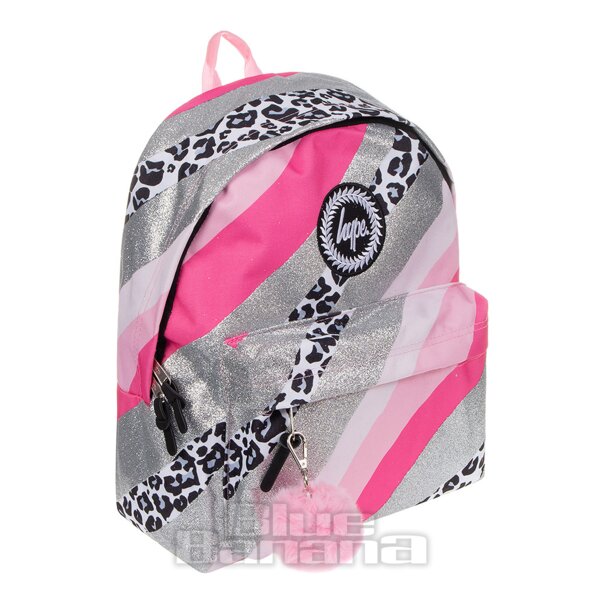 Hype Glitter Leopard Wave Backpack | School Rucksack & Bag