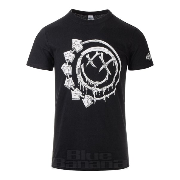 Blink 182 Camiseta Oficial de Bones (Negra) | Mercancía de la banda ES
