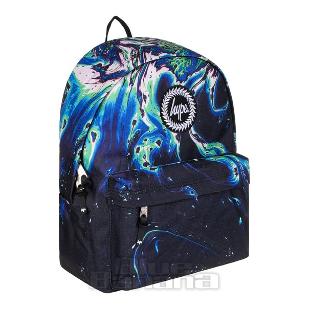 Hype Blue & Green Out Of Space Backpack | School Rucksack UK