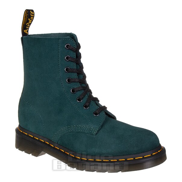 Dr Martens 1460 Green Suede Boots, Green Doc Martens