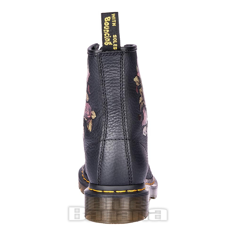 Dr Martens Decayed Roses Leather Boots|Blue Banana UK