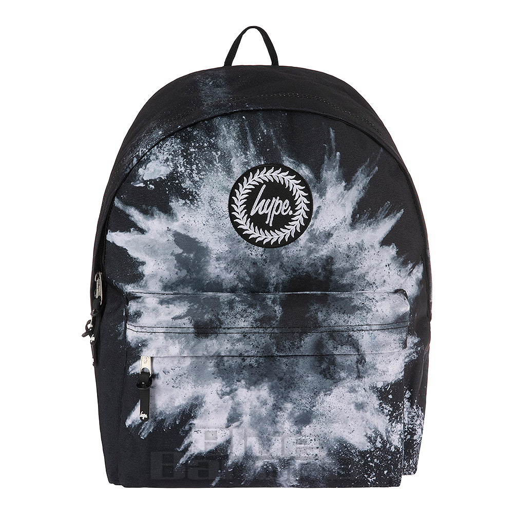 Hype Mono Explosion Black Backpack | School Rucksack