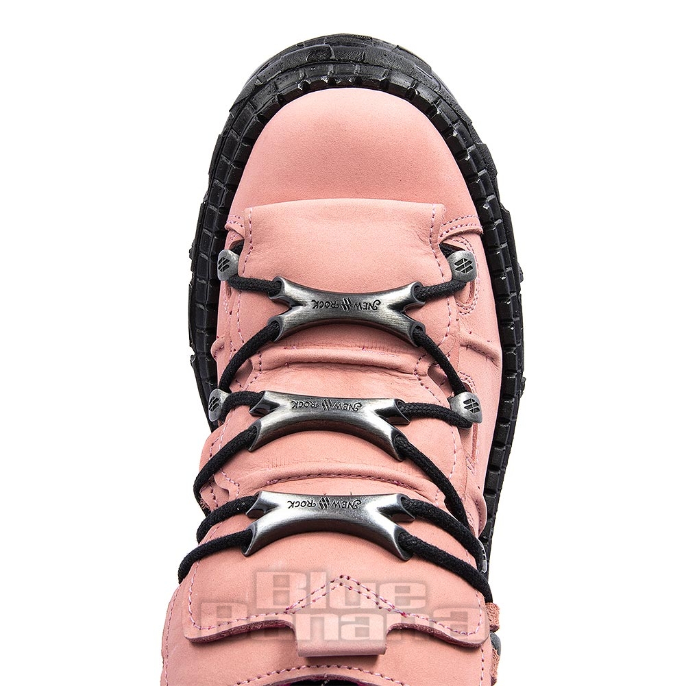 New Rock Pink/Black M.WALL 106-S28 Platform Shoes | Alternative Footwear