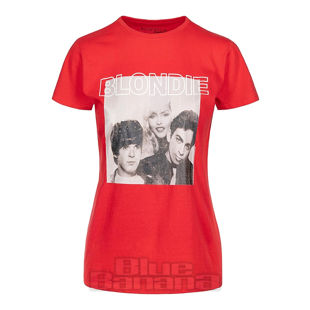Official Blondie Heart T-Shirt (Red) | Official Band Merchandise UK