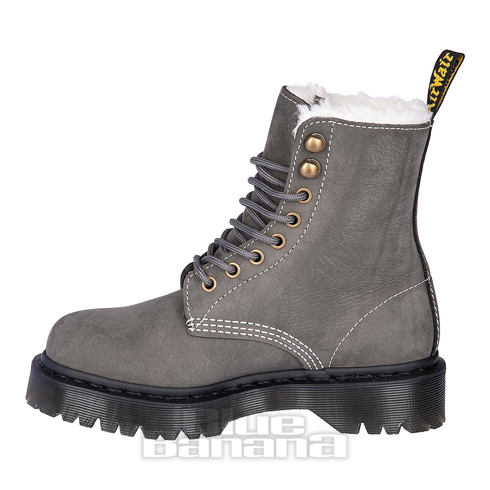 Dr Martens Pascal Bex 1460 Botas (Gris Metalizado) | Blue Banana