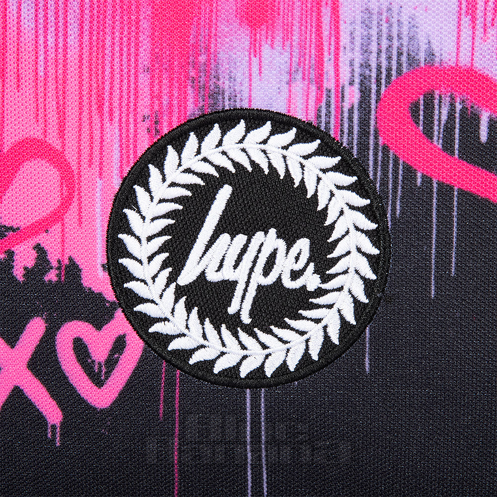 Hype Pink Drip Hearts Lunchbox | School Bags & Rucksacks