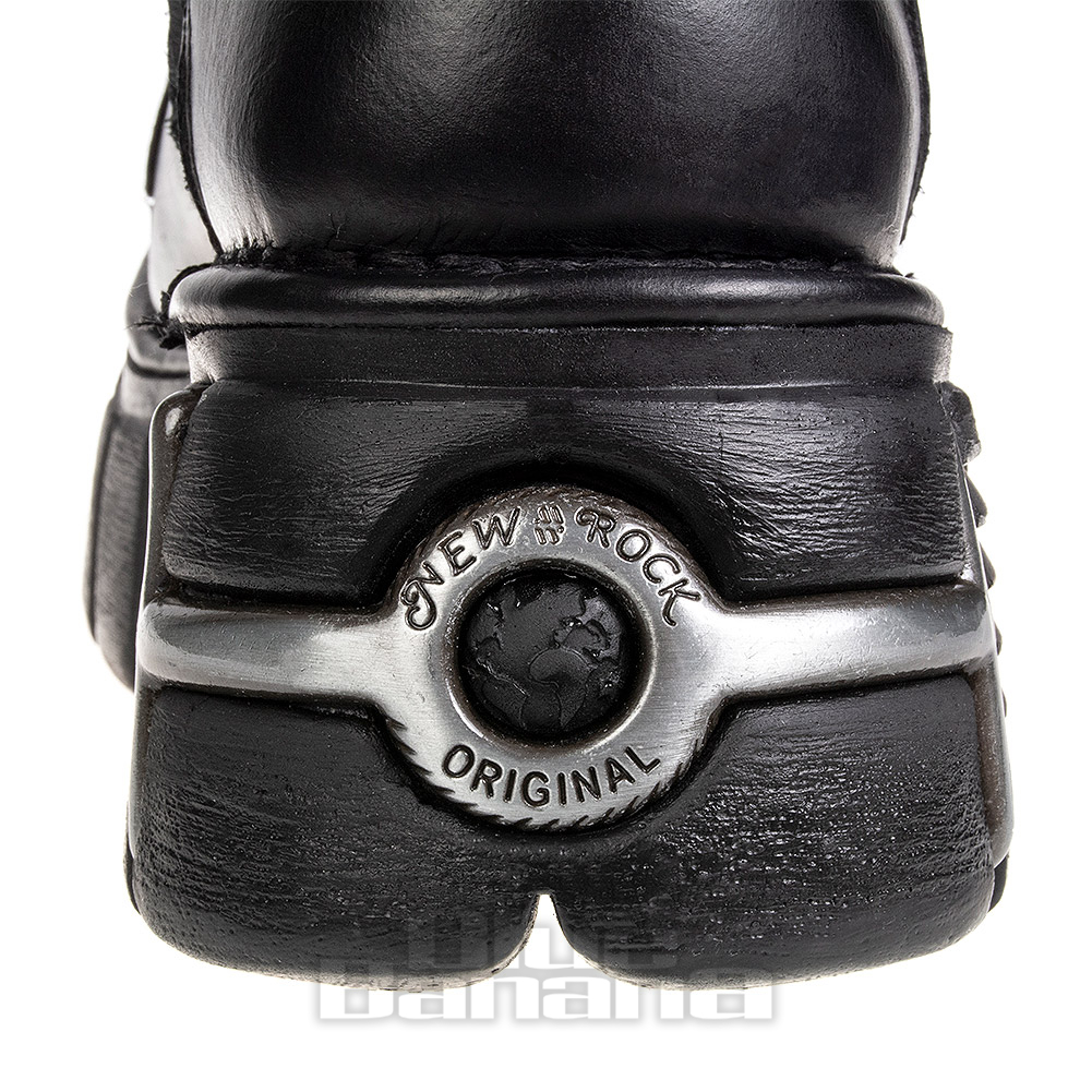 New Rock M134-C1 Spikes Half Boots | Gothic New Rock Footwear