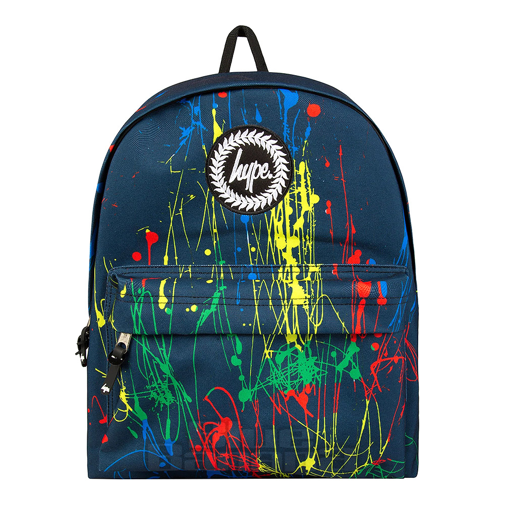 Hype Primary Splat Backpack | Navy School Bag