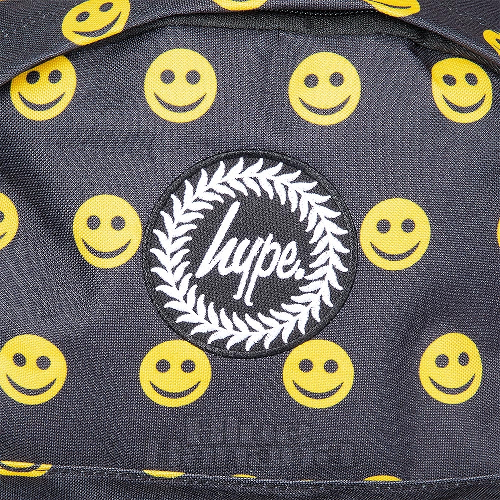 Hype Smile Emoji Backpack (Black) | Blue Banana