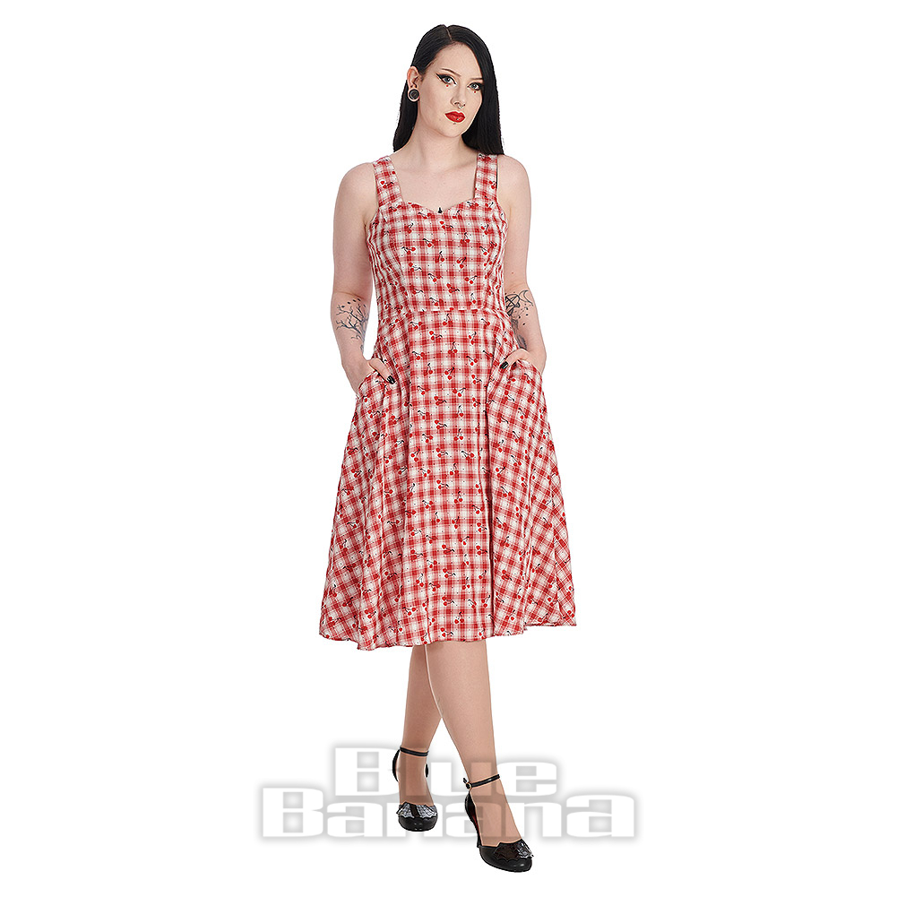 Banned Sweet Cherry Dress | Vintage Gingham Dress