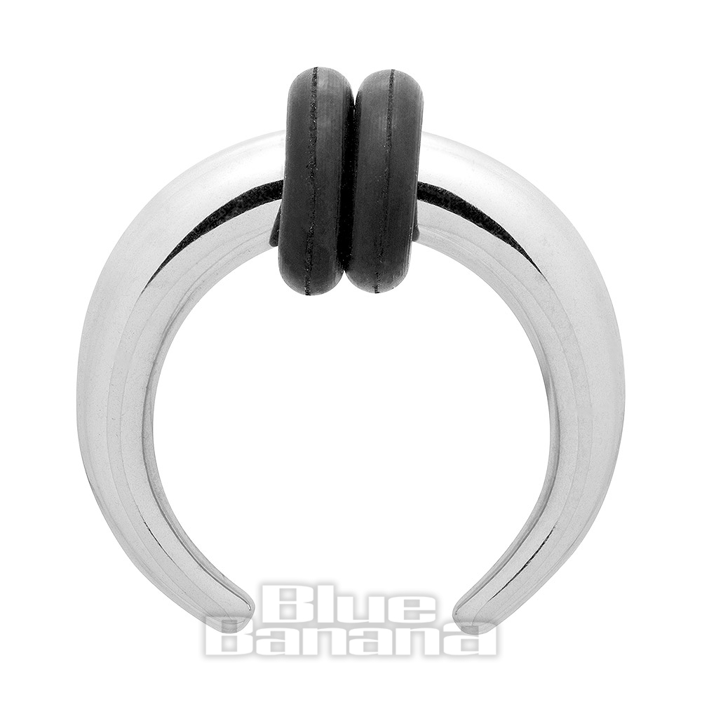 Steel 3 x 10mm Silver Pincher | Claw Septum & Lobe Stretcher