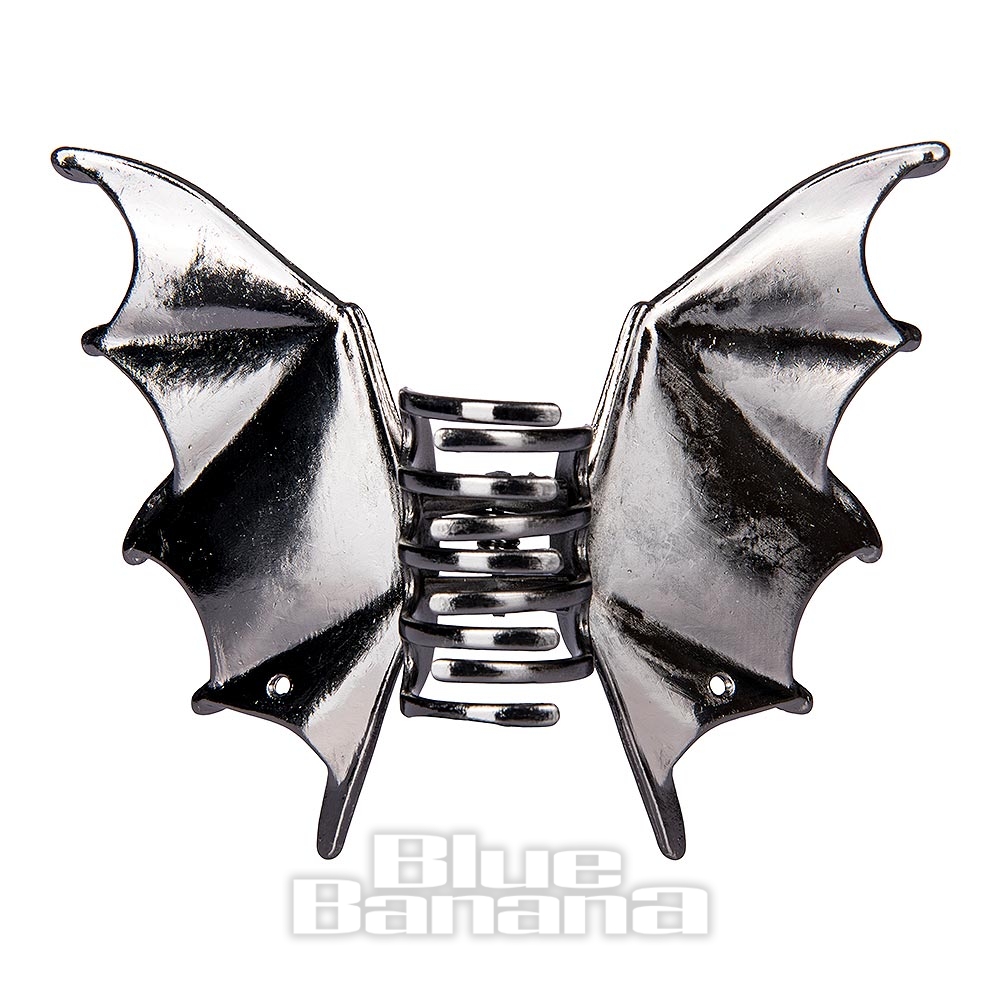 Blue Banana Bat Wings Hair Clip (Black) | Blue Banana