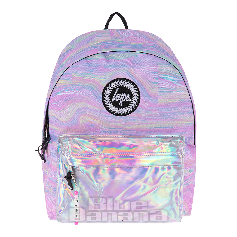 Hype Holographic Static Multicoloured Backpack | School Rucksack