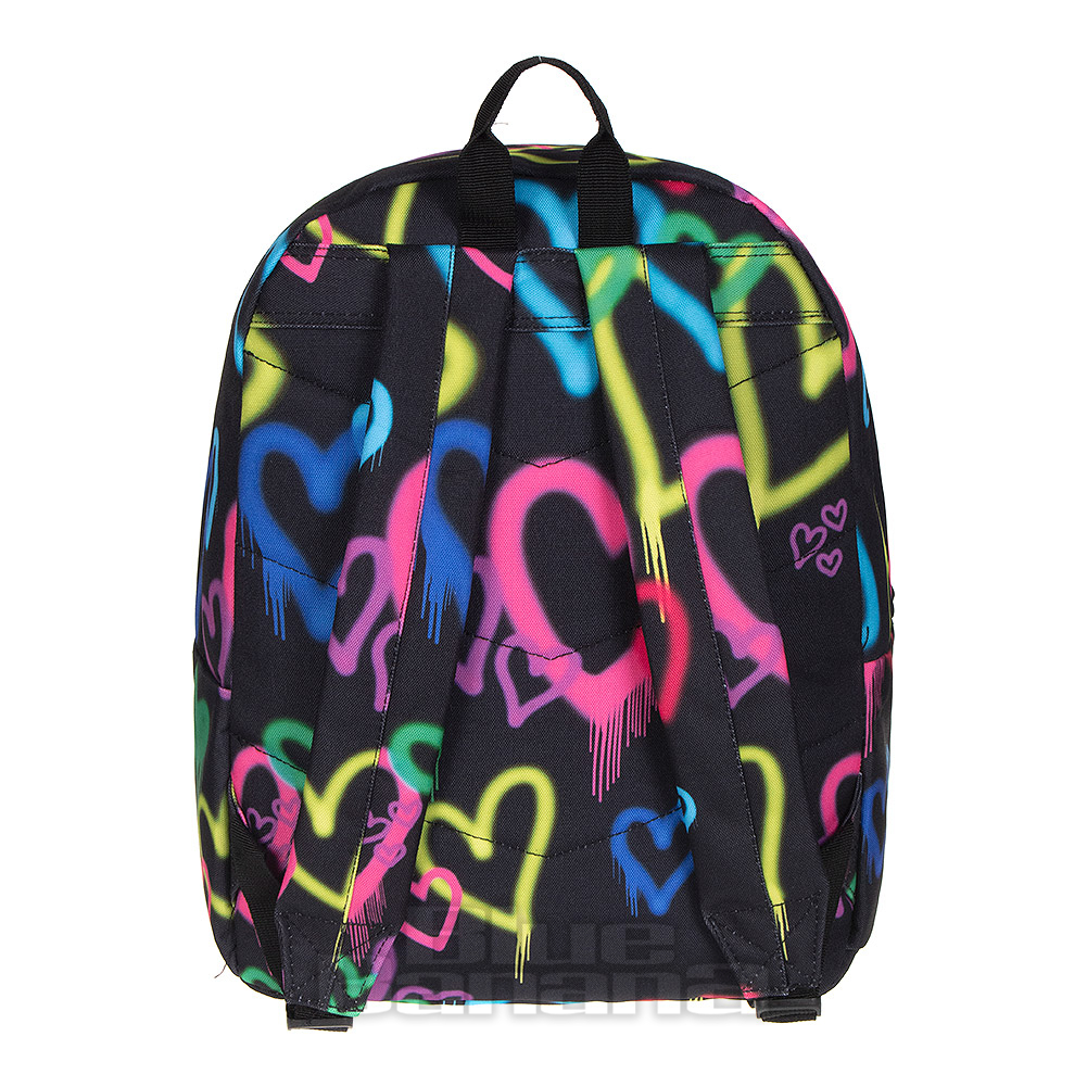 Hype Black Graffiti Heart Backpack | School Bags & Rucksacks