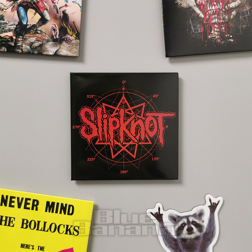 Official Slipknot Logo Magnet (Black/Red) | Official Band Merchandise US