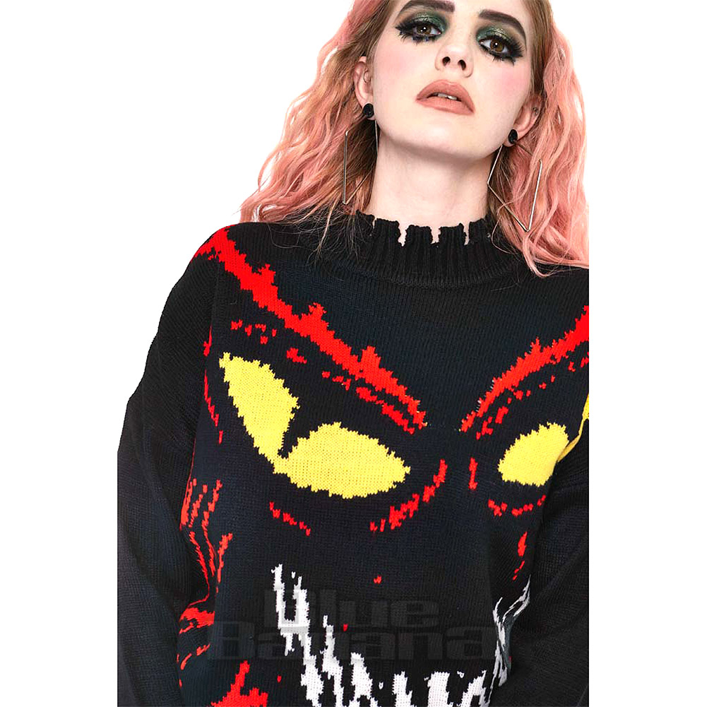 Jawbreaker Gremlin Oversized Jumper | Alt Winter Fashion
