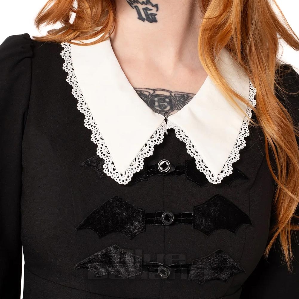 Hell Bunny Batilda Mini Dress (Black) | Blue Banana