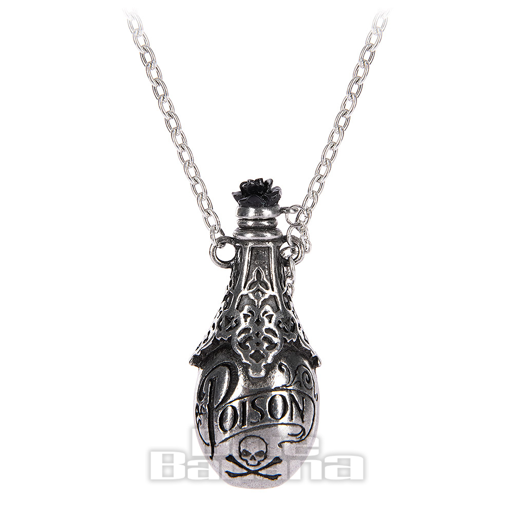 Alchemy Gothic Lucrezia's Fix Poison Necklace | Gothic Pendants