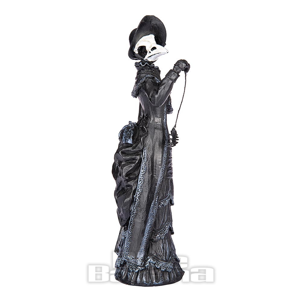 Blue Banana Lady Crow Skeleton Ornament (22Cm) | Blue Banana