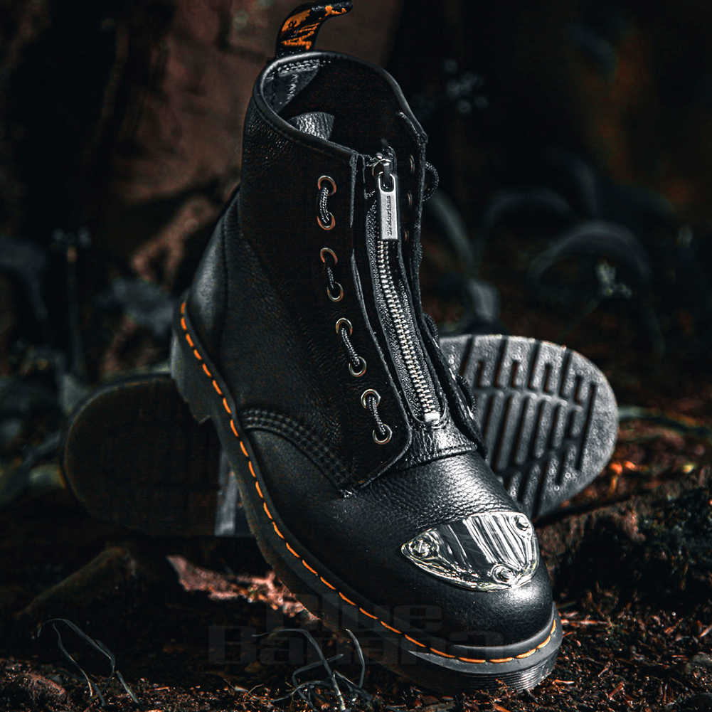 Dr Martens 1460 Evergreen Genix Boots (Black) | 1460 Boots