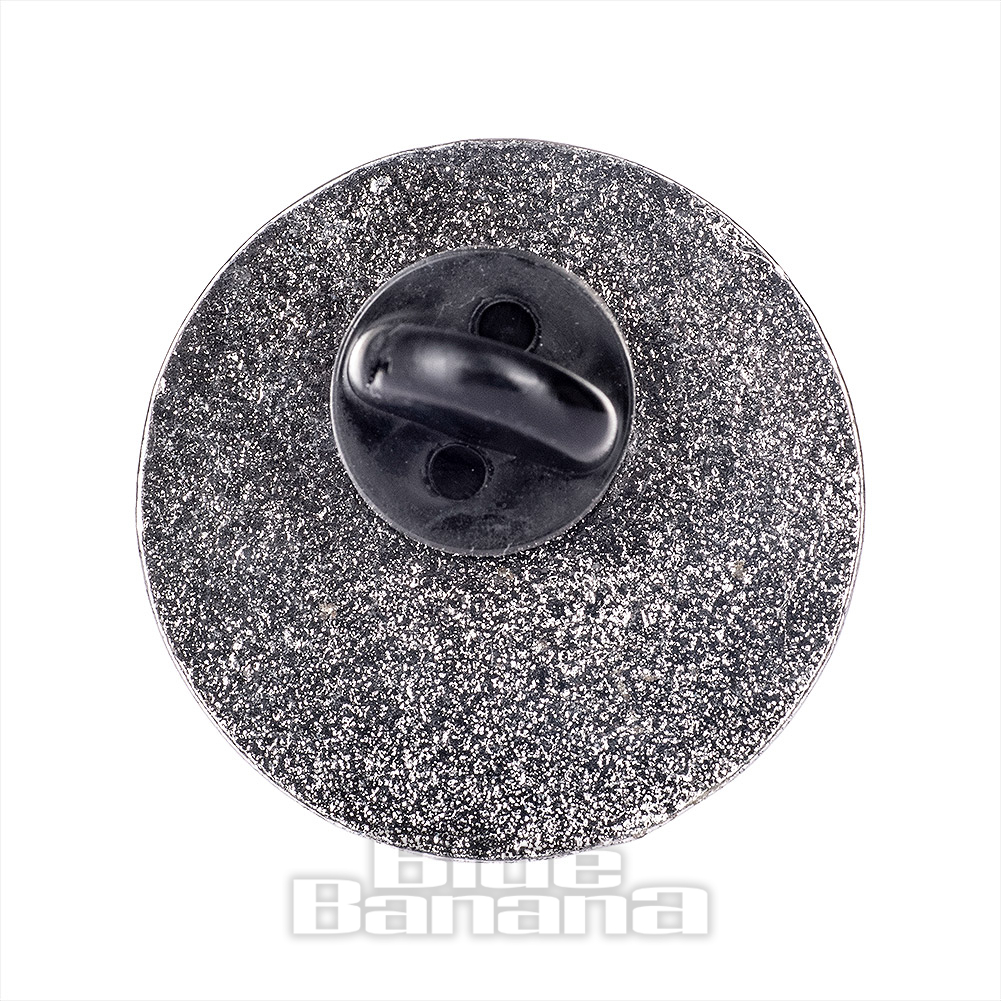 Blue Banana Witch Pin Badge (Black) | Blue Banana