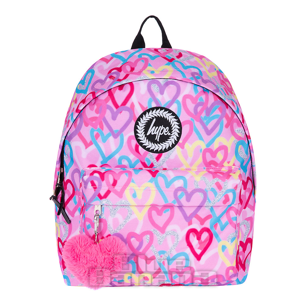 Hype Chrome Glow Butterfly Pink/Purple Backpack | School Rucksack
