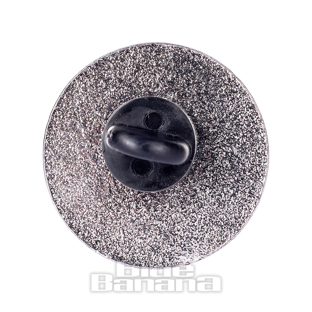 Blue Banana Pentagram Pin Badge (Black) | Blue Banana