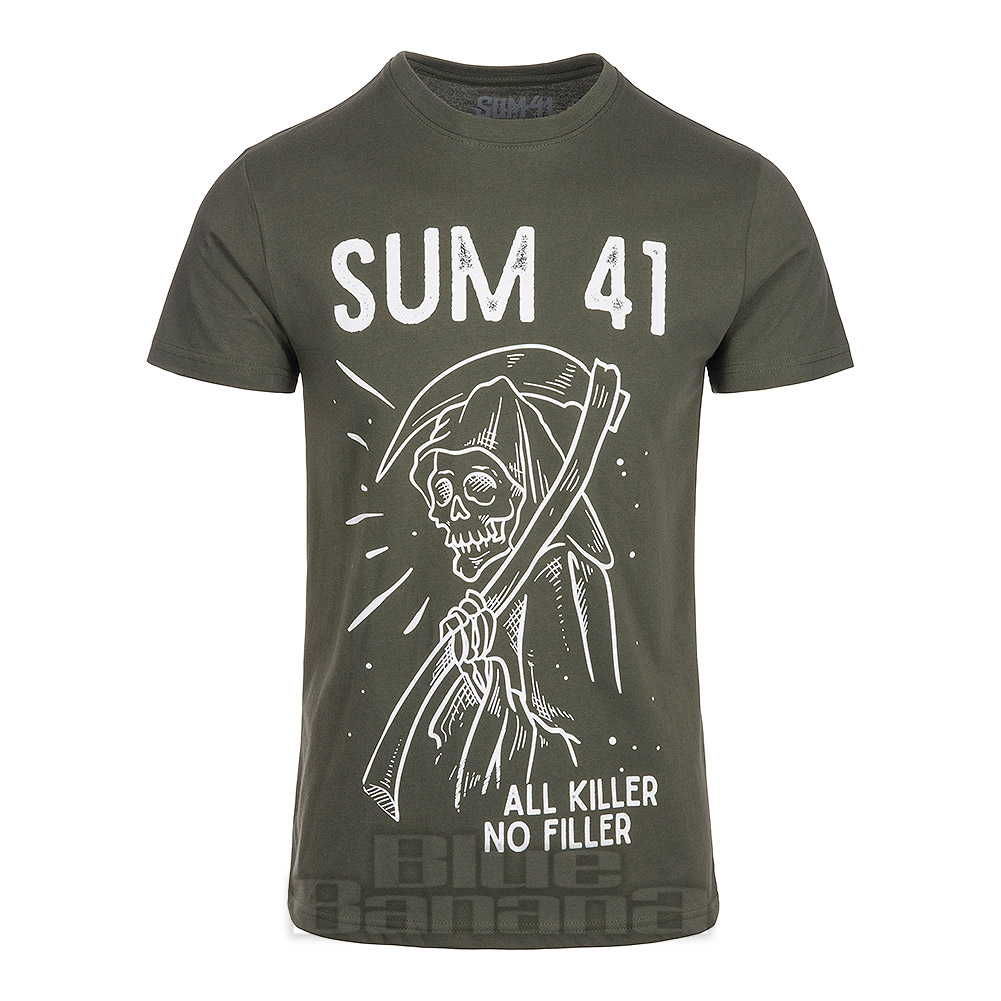 Official Sum 41 Reaper T-Shirt | Sum 41 Punk Merch