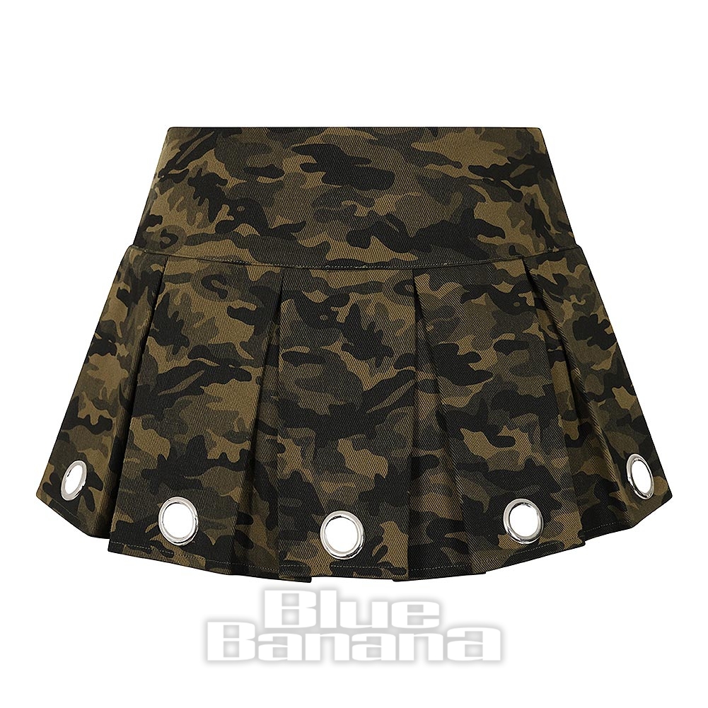 Banned Tessa Mini Jupe (Camouflage) | Blue Banana