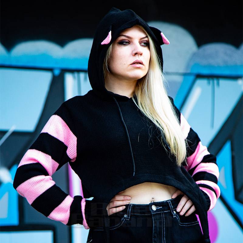 Cupcake Cult Cute Kitty Pink Hoodie | Alternative Jackets
