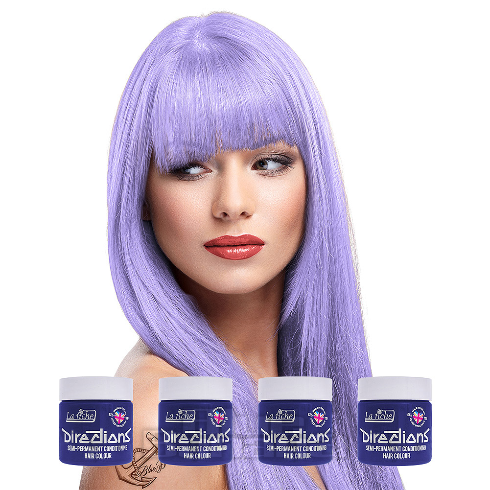 La Riche Directions Lilac Hair Dye | Pastel Purple Vegan Hair Colour ...
