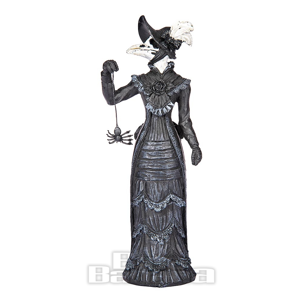 Blue Banana Lady Crow Skeleton Ornament (22Cm) | Blue Banana