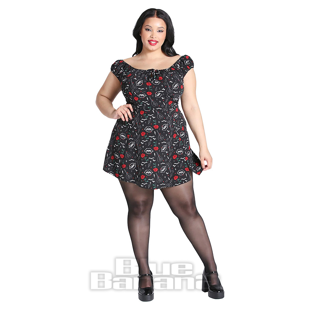 Hell Bunny Lilith Mini Dress | Gothic Mini Dresses