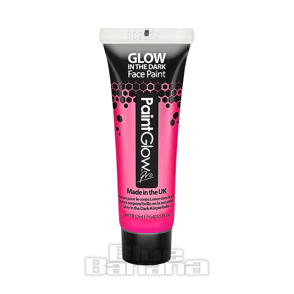 Paintglow UV Pink Glow-In-The-Dark Paint (12ml) | Paintglow Blue Banana ...