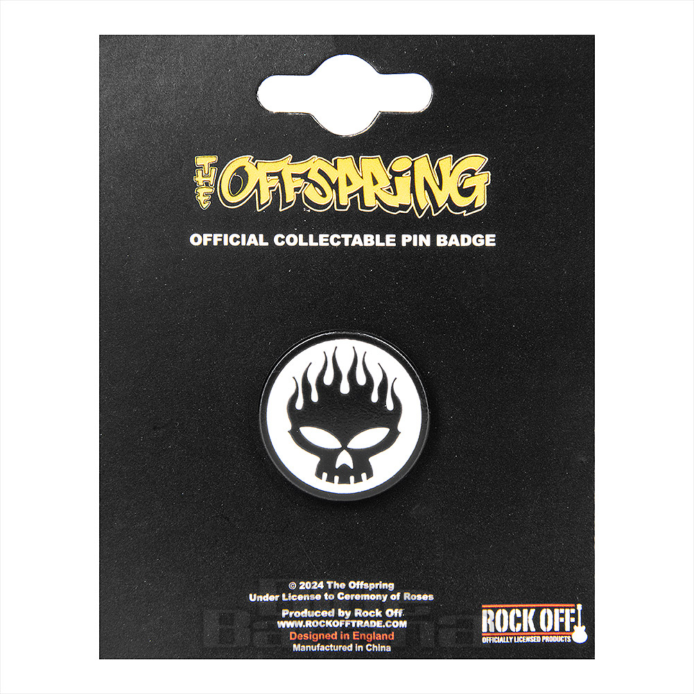 Official Offspring Skull Pin | Official Band Merchandise
