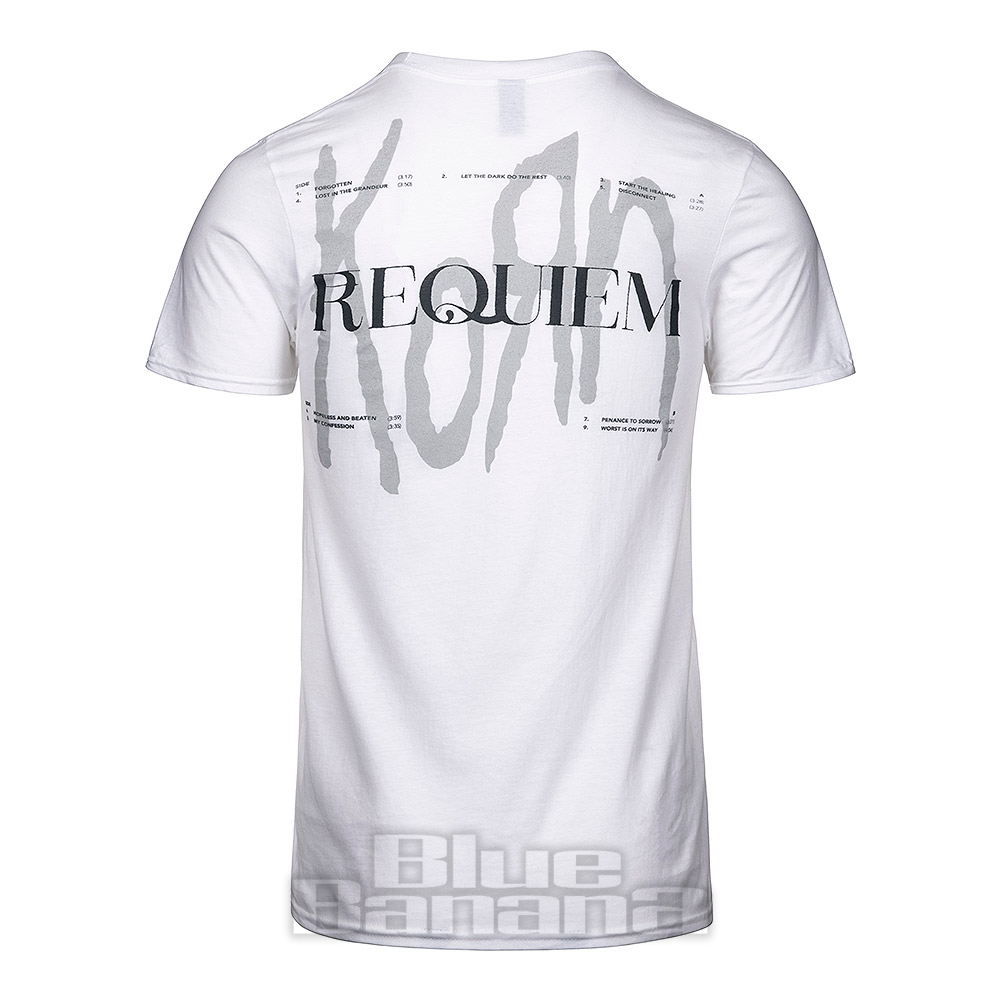 Official Korn Requiem Twins T-Shirt (White) | Official Band Merchandise US