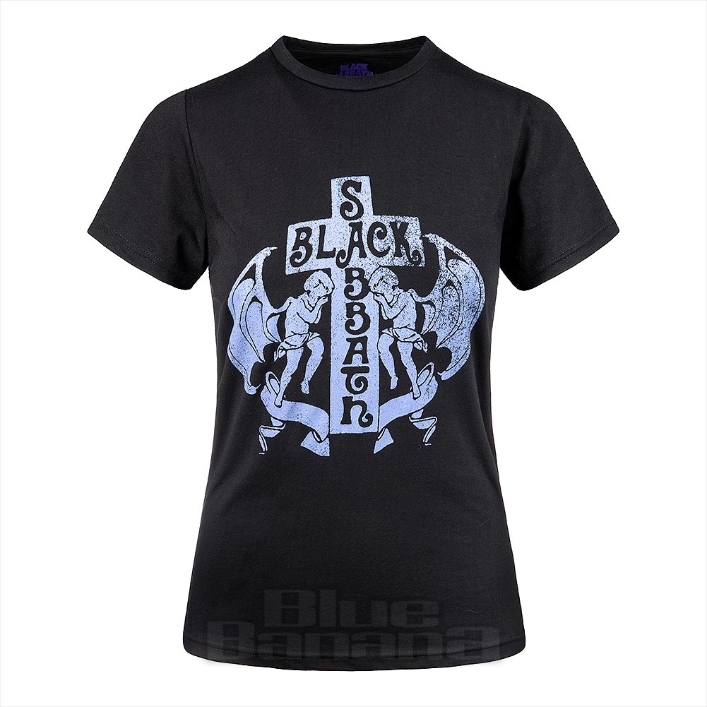 Black Sabbath Angels Damen T-Shirt (Schwarz) | Blue Banana