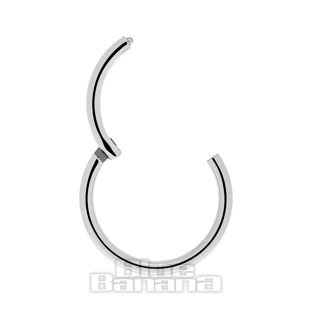 Surgical Steel 1.0mm Hinged Segment Ring | Piercing Jewellery