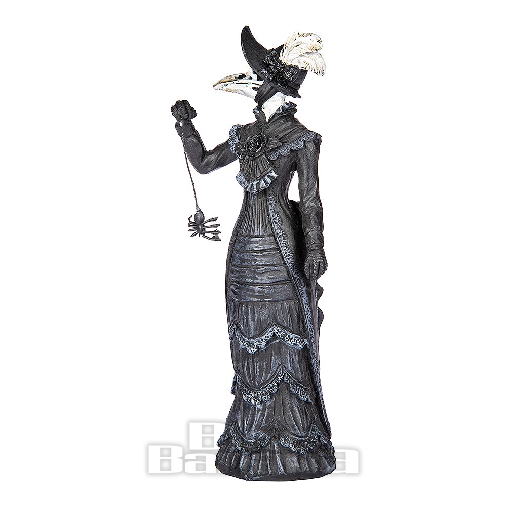 Blue Banana Lady Crow Skeleton Ornament (22Cm) | Blue Banana