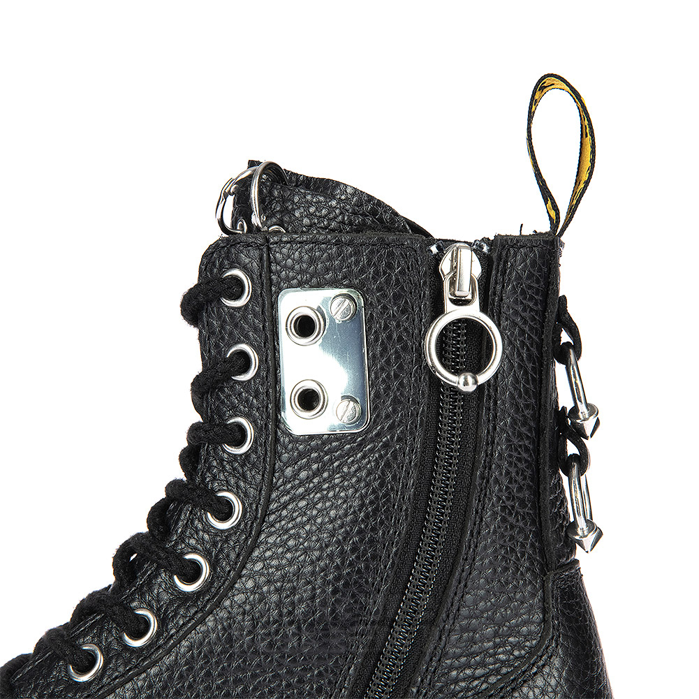 Dr Martens Jadon Piercing Boots | Gothic Leather Footwear