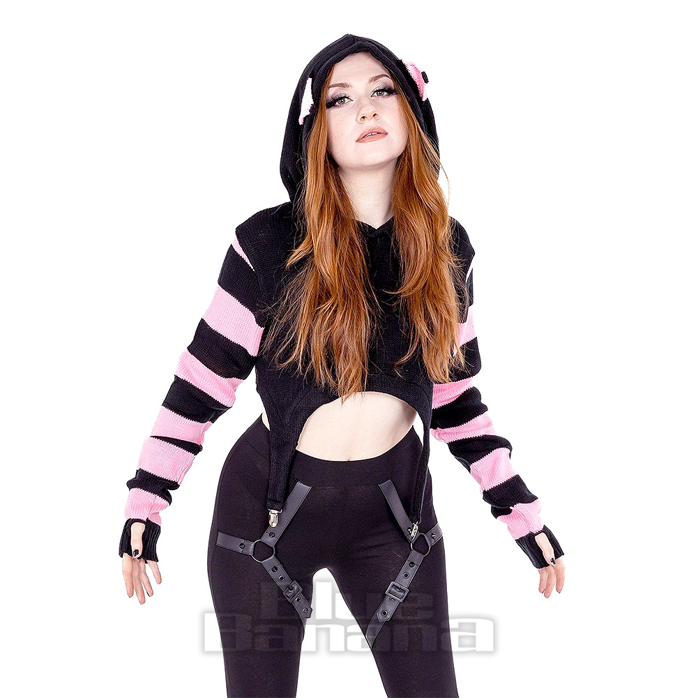 Cupcake Cult Cute Kitty Pink Hoodie | Alternative Jackets