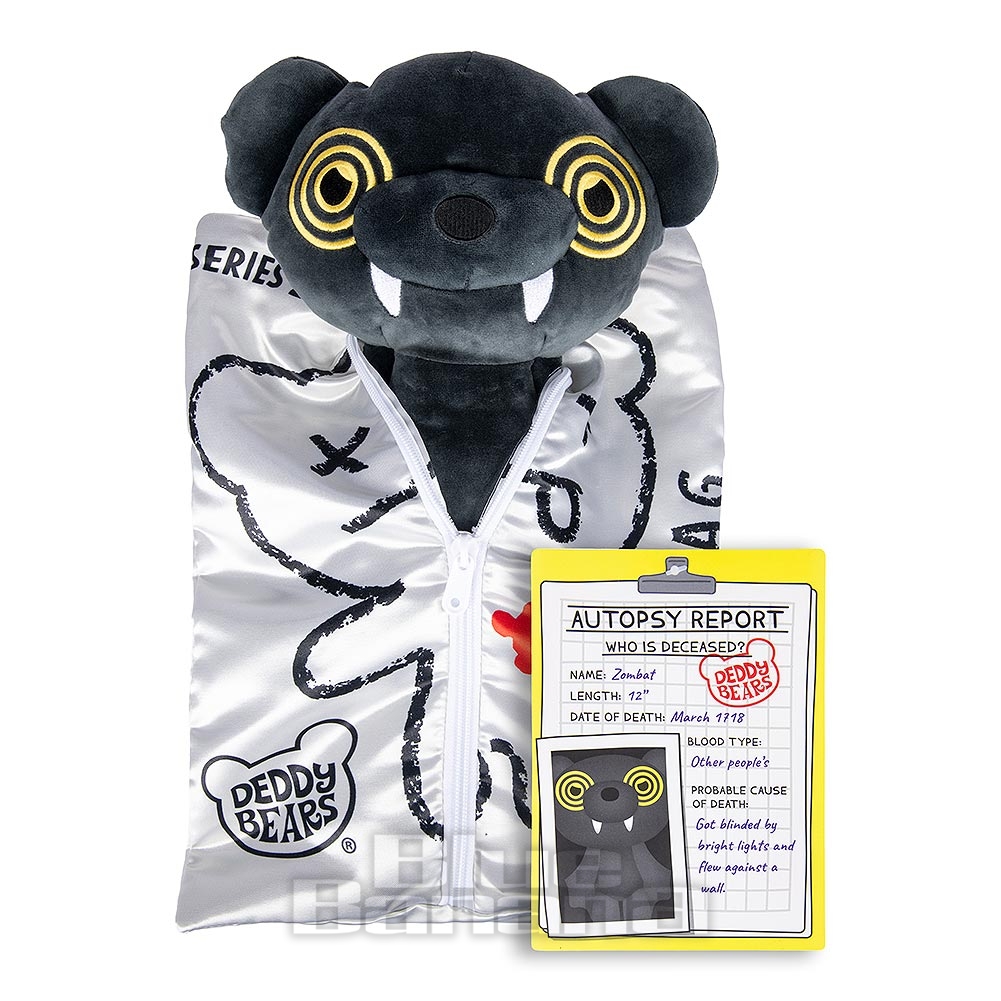 Deddy Bears Zombat Body Bag Teddy Bear (Black) | Deddy Bears