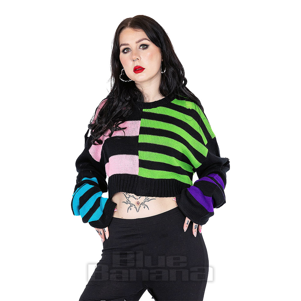 Heartless Layla Multicoloured Top | Alt Winter Fashion
