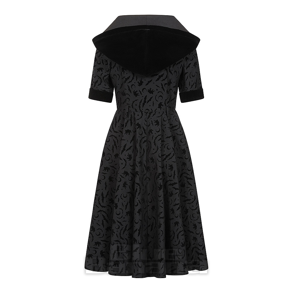 Banned Halloween Night Tara Midi Dress (Black) | Blue Banana