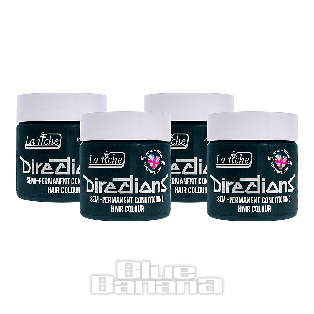 La Riche Directions Turquoise Semi-Permanent Colour Hair Dye 4 Pack