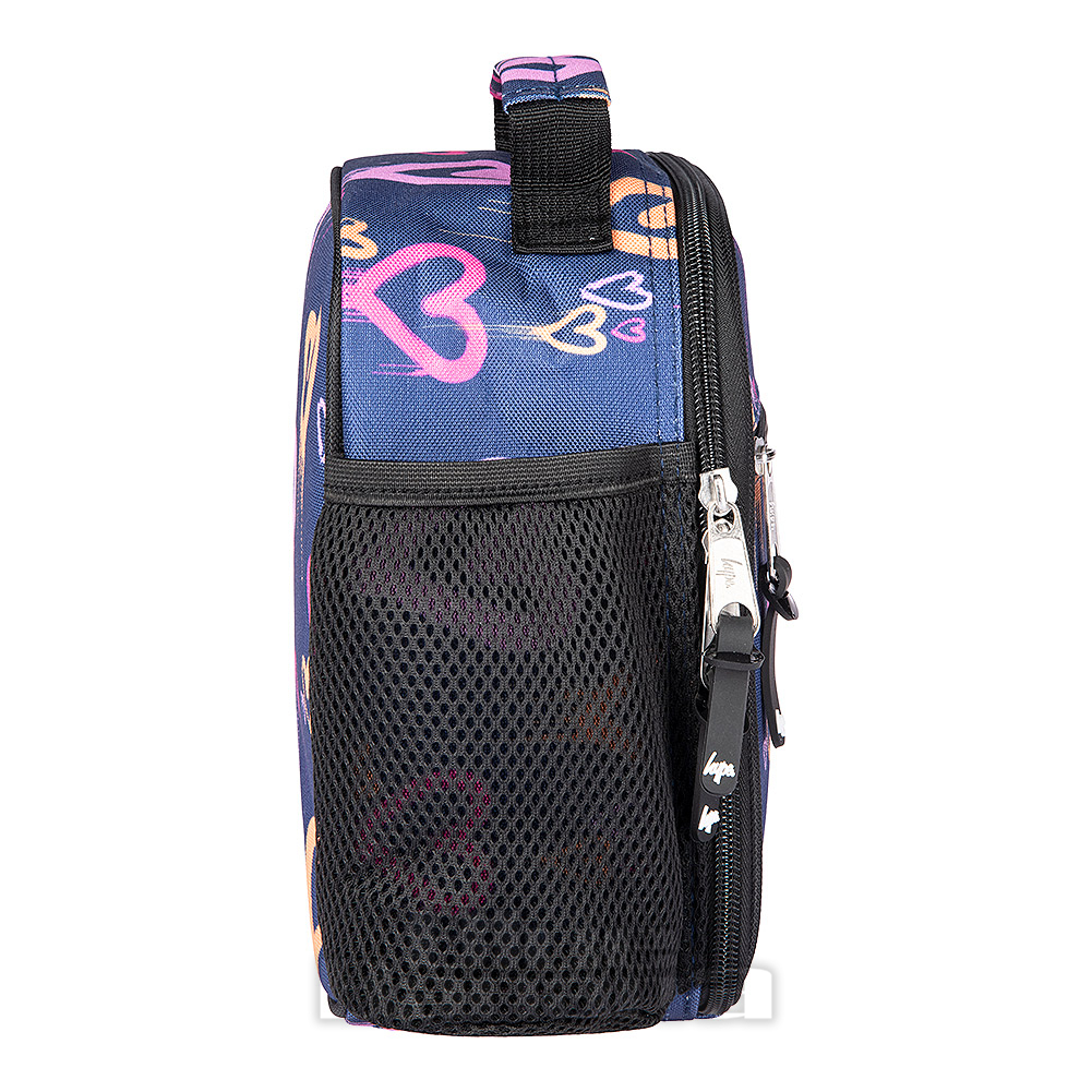 Hype Heart Drips Lunchbox Navy | School Bag